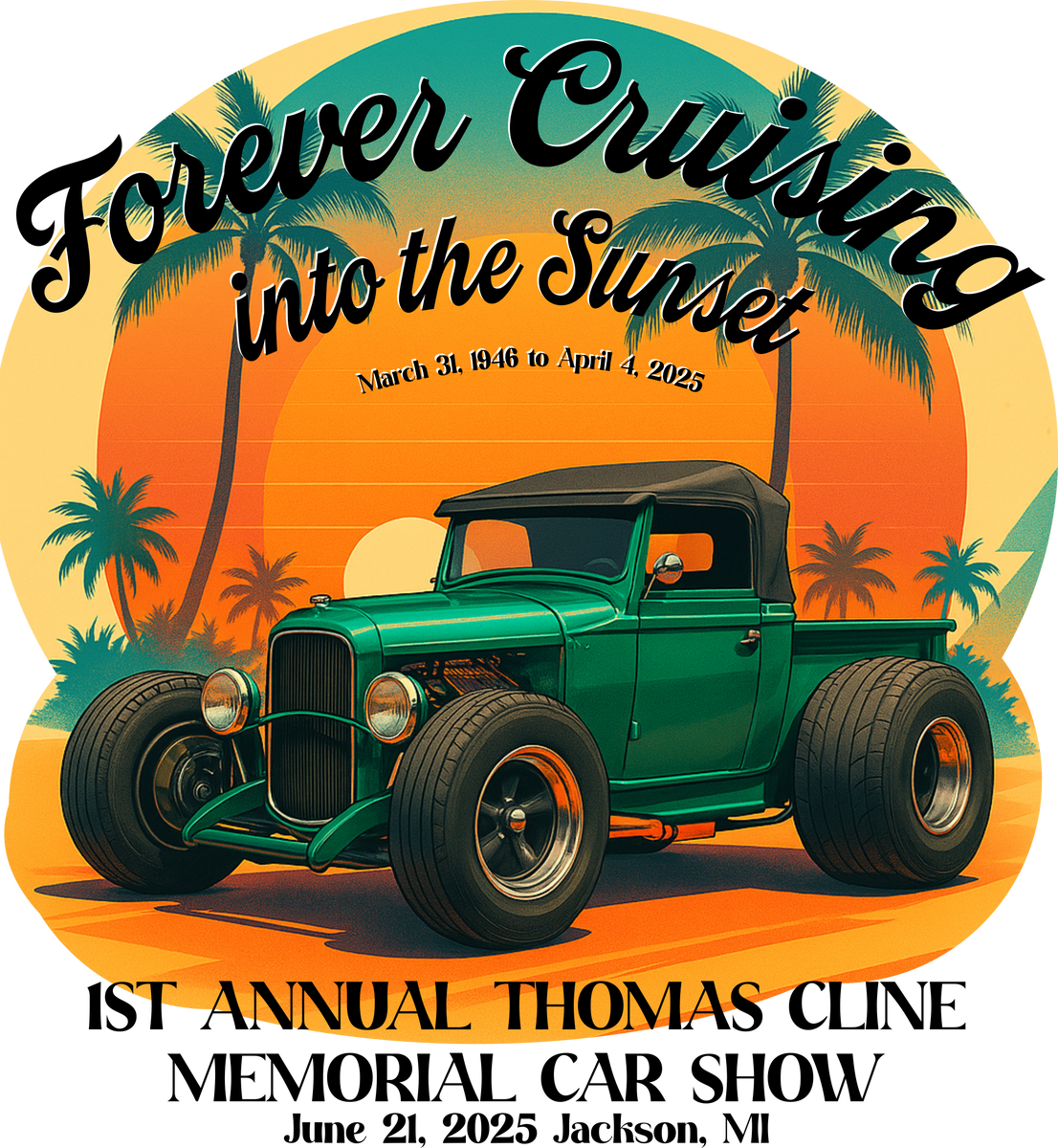 Thomas Cline Memorial Car Show TShirt – DirtyMittenStore
