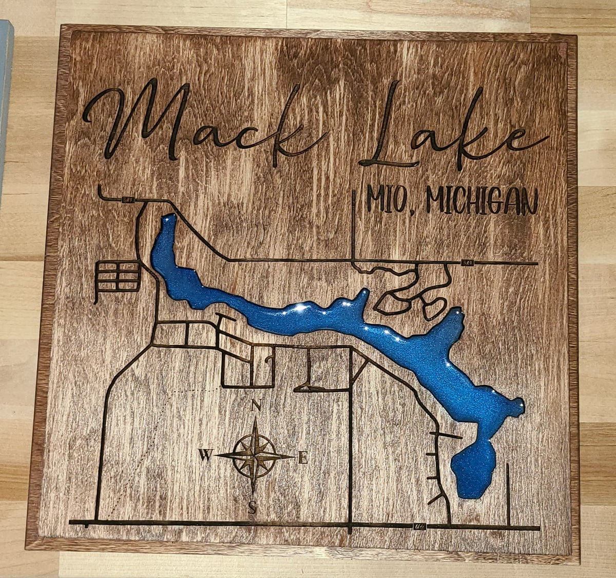 Mack Lake Map – DirtyMittenStore